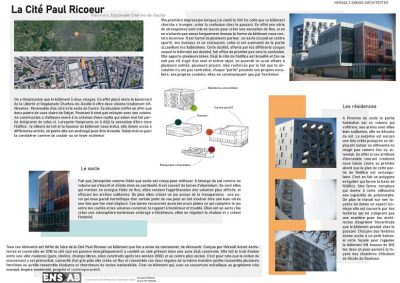 La cité Paul Riceur - Ensab